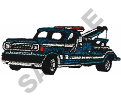WRECKER Embroidery Design | AnnTheGran.com