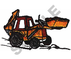 BACKHOE LOADER Embroidery Design | AnnTheGran.com