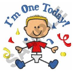 IM ONE TODAY Embroidery Design | AnnTheGran.com