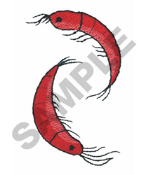 SHRIMP Embroidery Design | AnnTheGran.com