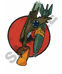 BUZZARD NOSE ART Embroidery Design | AnnTheGran.com