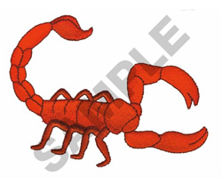 SCORPION Embroidery Design | AnnTheGran.com