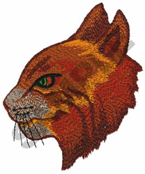 BOBCAT Embroidery Design | AnnTheGran.com
