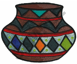 INDIAN POTTERY Embroidery Design | AnnTheGran.com