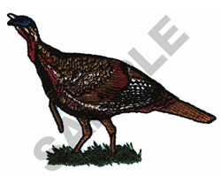 WILD TURKEY Embroidery Design | AnnTheGran.com