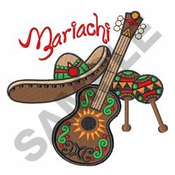 MARIACHI Embroidery Design | AnnTheGran.com