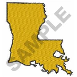 LOUISIANA STATE Embroidery Design | AnnTheGran.com
