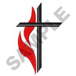METHODIST CROSS Embroidery Design | AnnTheGran.com