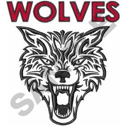 WOLVES Embroidery Design | AnnTheGran.com