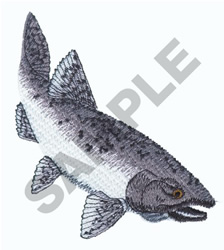 CHINOOK SALMON Embroidery Design | AnnTheGran.com