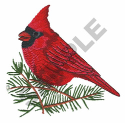 CARDINAL Embroidery Design | AnnTheGran.com