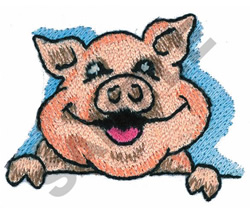 PIG Embroidery Design | AnnTheGran.com