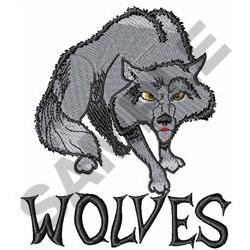 WOLVES Embroidery Design | AnnTheGran.com
