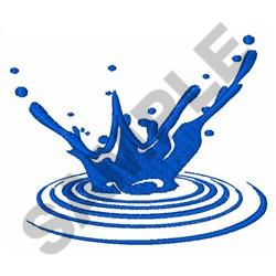 WATER SPLASH Embroidery Design | AnnTheGran.com