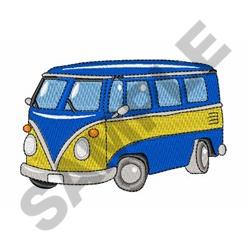 Classic Bus Embroidery Design | AnnTheGran.com