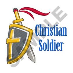 Christian Soldier Embroidery Design | AnnTheGran.com
