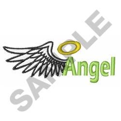 ANGEL WING HALO Embroidery Design | AnnTheGran.com