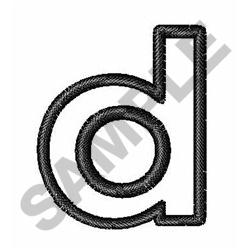 OPEN BLOCK FONT d Embroidery Design | AnnTheGran.com
