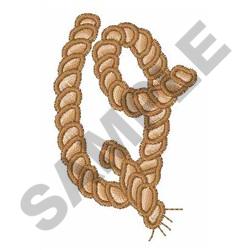 ROPE ALPHABET FONT Q Embroidery Design | AnnTheGran.com