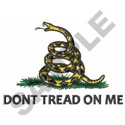 GADSDEN FLAG Embroidery Design | AnnTheGran.com
