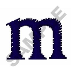 Lowercase Letter m Embroidery Design | AnnTheGran.com