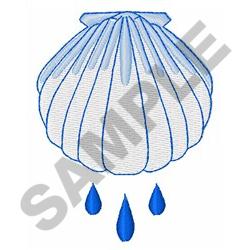 BAPTISM SHELL Embroidery Design | AnnTheGran.com