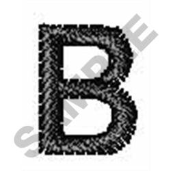 Plain Block Font B Embroidery Design | AnnTheGran.com