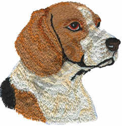 BEAGLE Embroidery Design | AnnTheGran.com