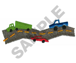 ROAD Embroidery Design | AnnTheGran.com