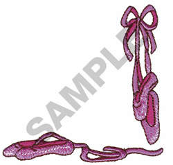 BALLET SHOE BORDER Embroidery Design | AnnTheGran.com