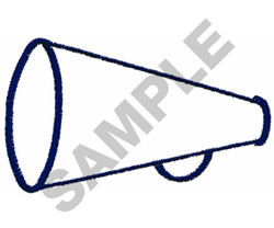 MEGAPHONE Embroidery Design | AnnTheGran.com