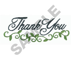 THANK YOU Embroidery Design | AnnTheGran.com