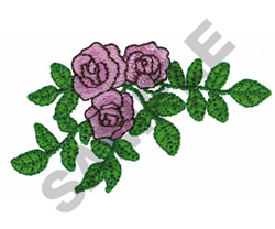 PINK ROSES Embroidery Design | AnnTheGran.com