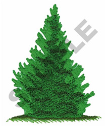 Pine Tree Embroidery Design | AnnTheGran.com