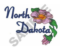 North Dakota Embroidery Design | AnnTheGran.com