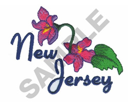 New Jersey Embroidery Design | AnnTheGran.com