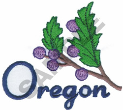 Oregon Embroidery Design | AnnTheGran.com