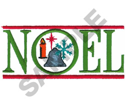 NOEL Embroidery Design | AnnTheGran.com