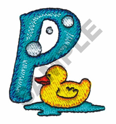 LETTER P Embroidery Design | AnnTheGran.com