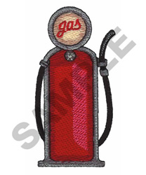 GAS PUMP Embroidery Design | AnnTheGran.com