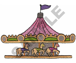 CAROUSEL Embroidery Design | AnnTheGran.com