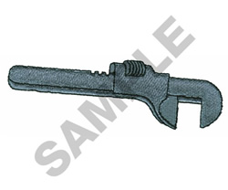 PIPE WRENCH Embroidery Design | AnnTheGran.com