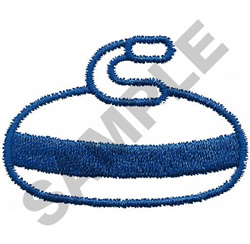 CURLING STONE Embroidery Design | AnnTheGran.com