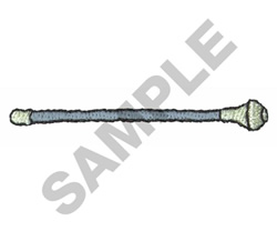 BATON Embroidery Design | AnnTheGran.com