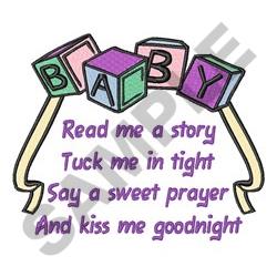 READ ME A STORY Embroidery Design | AnnTheGran.com