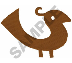 PRIMITIVE BIRD DRAWING Embroidery Design | AnnTheGran.com