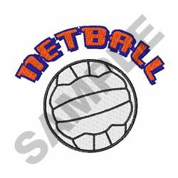 Netball Embroidery Design | AnnTheGran.com