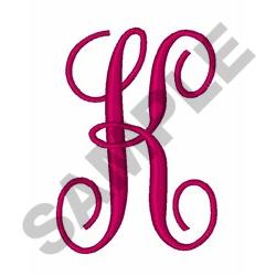MONOGRAM FONT K Embroidery Design | AnnTheGran.com