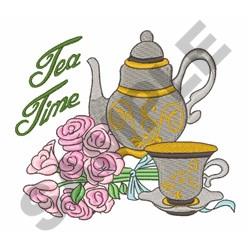 Tea Time Embroidery Design | AnnTheGran.com