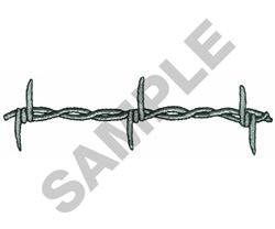 BARBED WIRE Embroidery Design | AnnTheGran.com